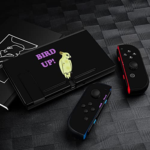 Bird UP Decal Stickers Cover Set Full Wrap Skin for Switch Protection Faceplate Sticker for Switch