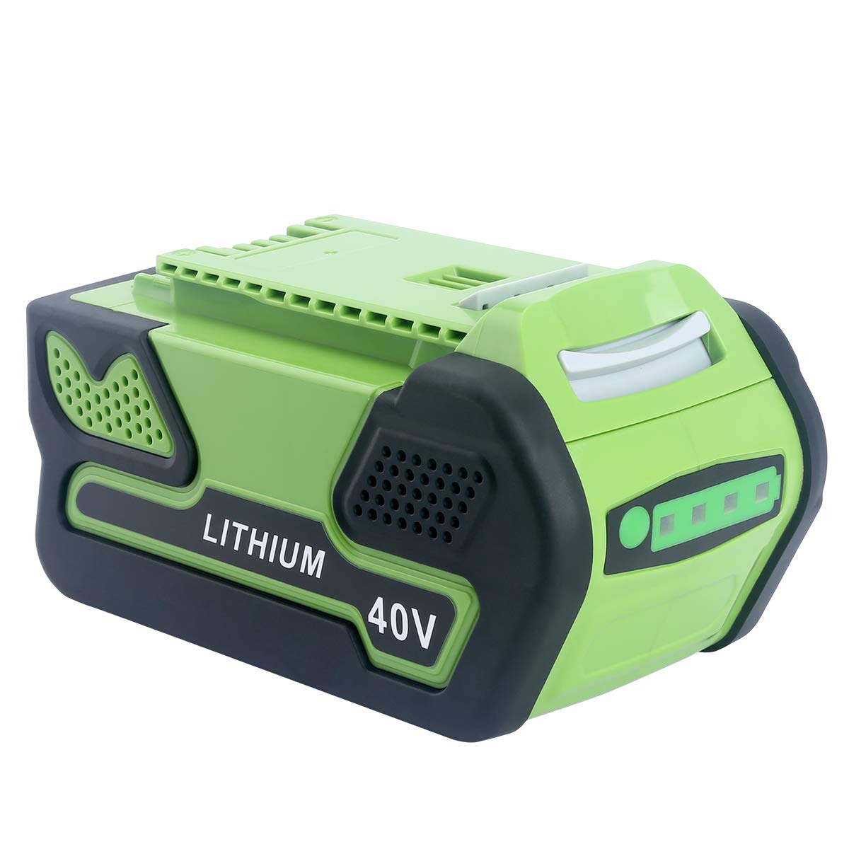 Biswaye 29472 6.0Ah 40V Lithium Battery Replacement for GreenWorks 40V G-MAX Power Tools 29462 29252 20202 22262 25312 25322 20642 22272 27062 21242 Battery