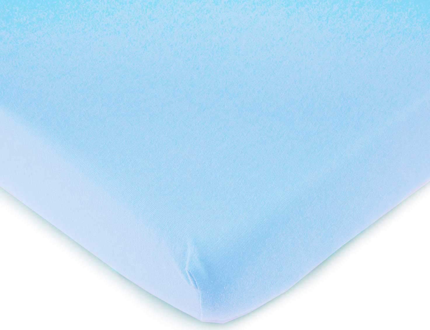 SheetWorld Fitted Cradle Sheet 18 x 36, 100% Cotton Jersey - Solid Brown, Made in USA