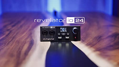 PreSonus Revelator io24 USB-C Compatible Audio Interface with Integrated Loopback Mixer and Effects for Streaming, Podcasting, and More