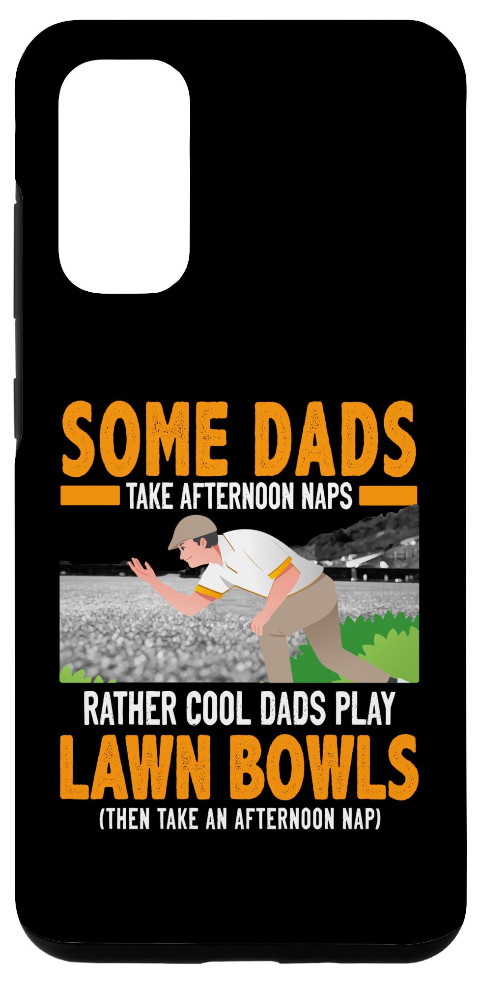 Galaxy S20 Lawn Bowls Idea For Dad & Funny Mens Lawn Green Bowls Case