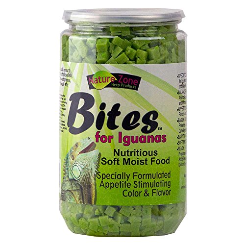 Nature Zone Bites For Iguanas, Soft Moist Food, 24-Ounce