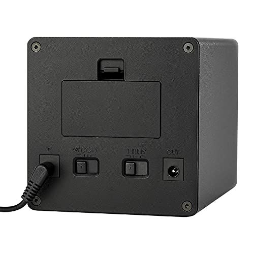 MOZSLY Watch Winder for Automatic Watches 12 Rotation Mode with Quite Motor Metal Black