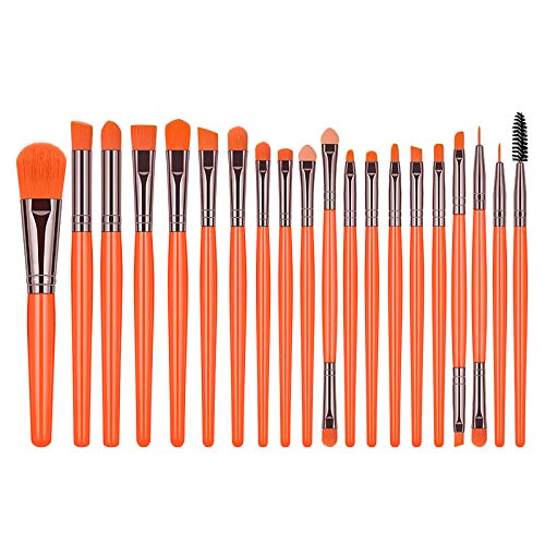 Curly Hair Shower Brush Tool Brush Makeup Set Brush 20pcs Beauty Makeup Makeup Fluorescent Brush 360 Wave Brush