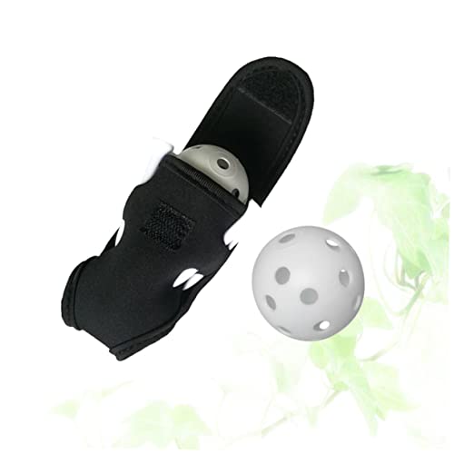 CLISPEED Golf Putting Mini Ball Conatiner Club Bag Putting Organizer Holder Putter Clamp Golf Bag Fanny Pack