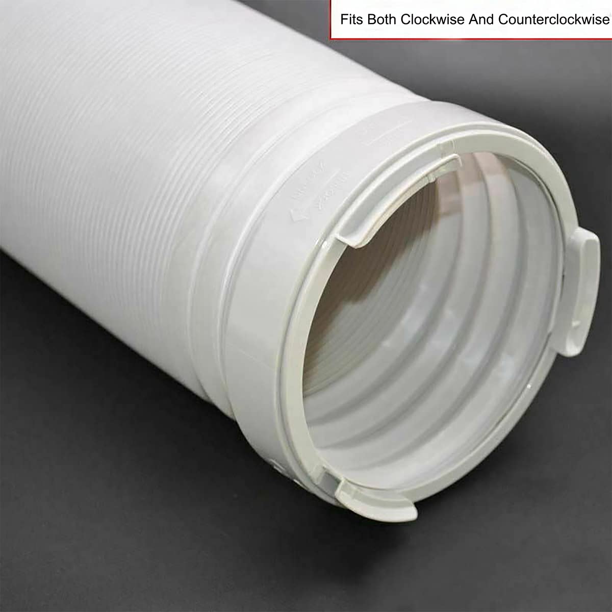 N/D 5.9 Inch/6 Inch Portable Air Conditioner Exhaust Hose Coupler, Window Adapter Tube Connector Air Conditioning Exhaust Pipe Air Hood Baffle Plate Mobile Air Conditioning Accessories,150 cm