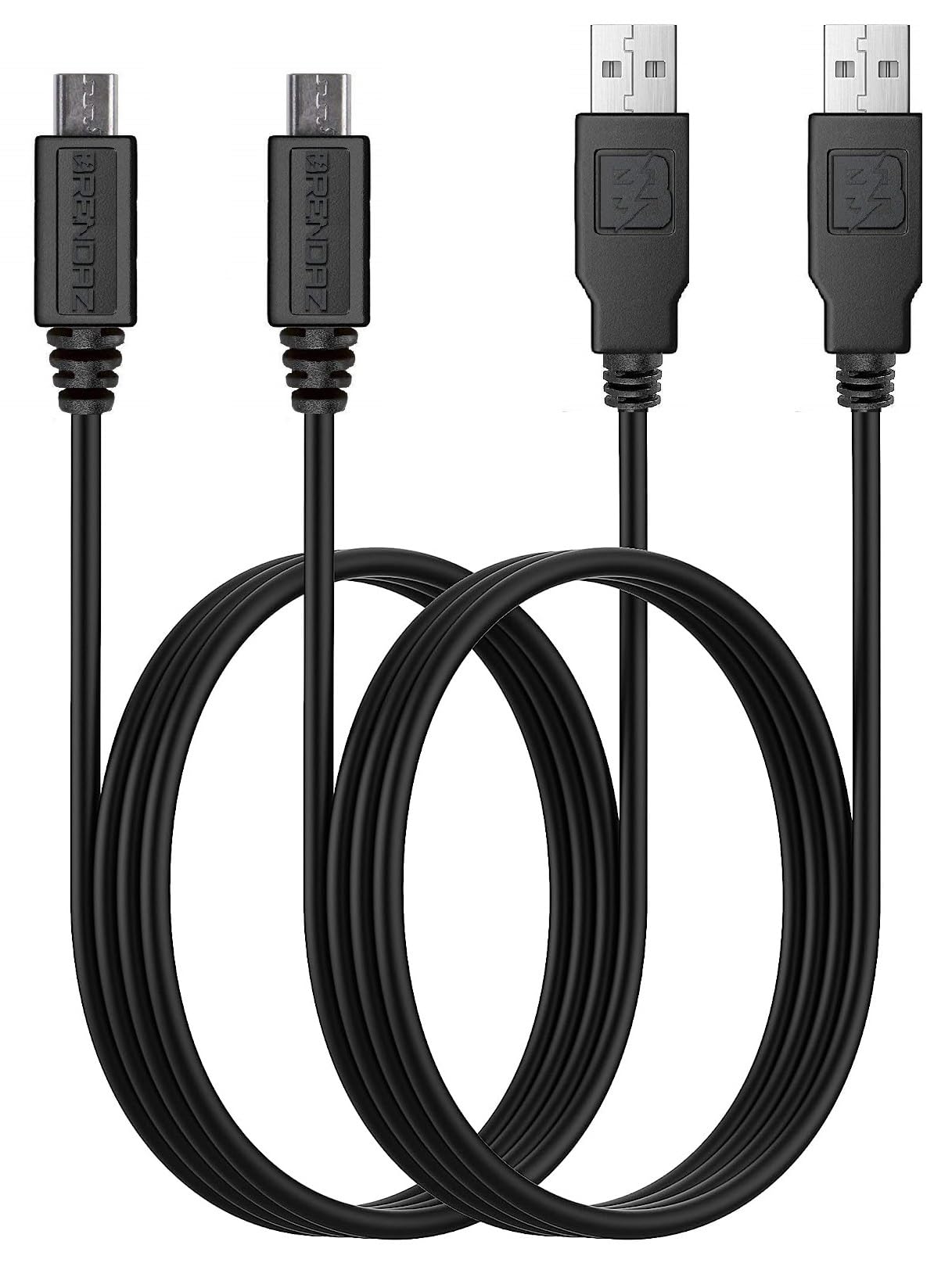 BRENDAZ (2 Pack) 15ft. USB Cable Power Cord Compatible with Blue Yeti Nano USB Mic, Blue Yeti X USB Microphone. (15-Feet)