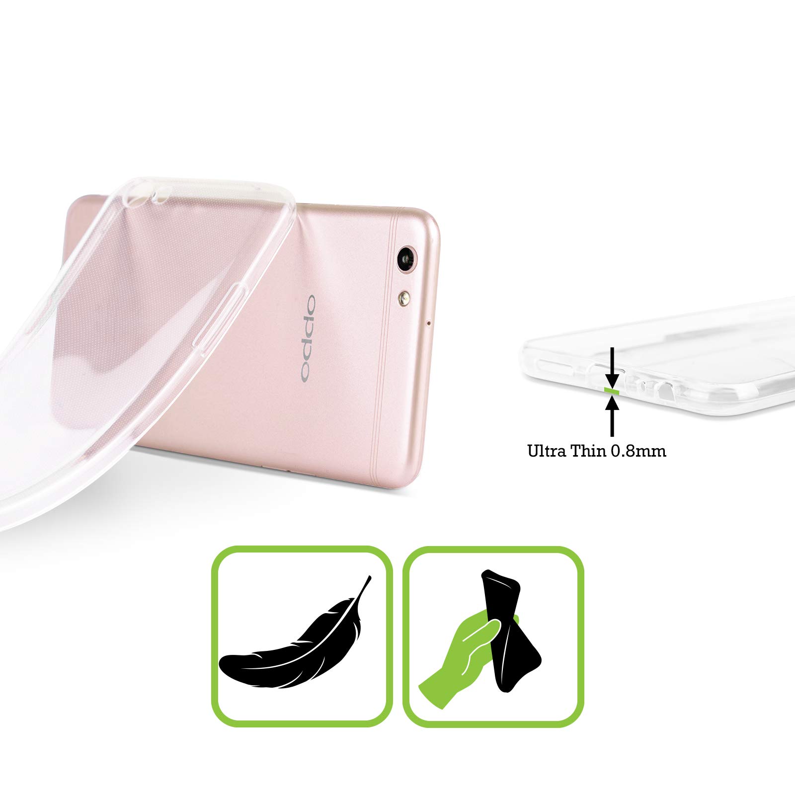 Custom Customized Personalized Custom Photo Soft Gel Case Compatible with Oppo Reno8 Lite