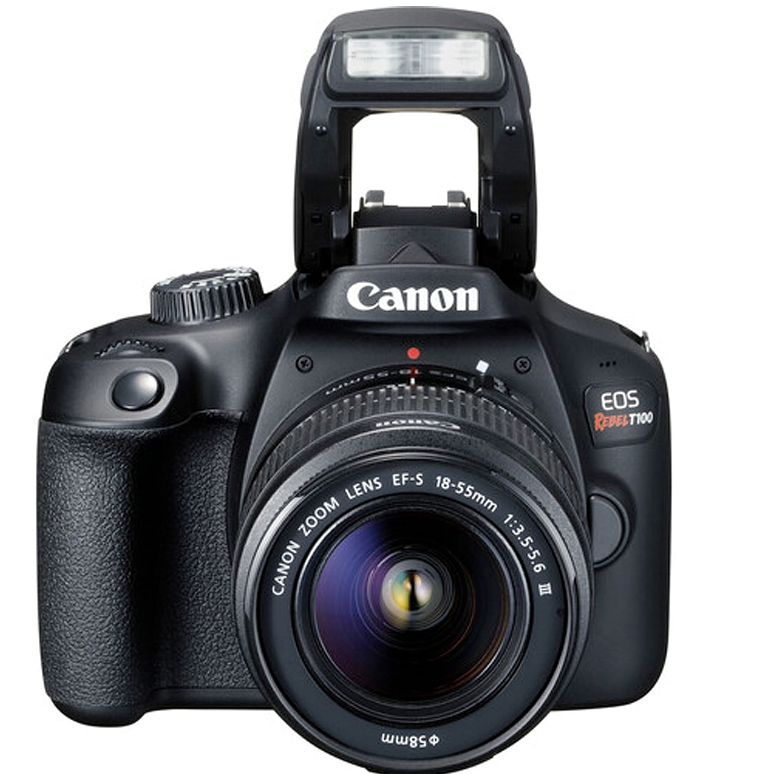 Canon Rebel T100/EOS 4000D Bundle: Includes 18-55mm is II Lens, Tripod, 64GB Memory Card, Carry Case, and 3-Piece Filter Kit for Stunning Photos and Videos