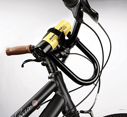 Kryptonite New York Standard Bike U-Lock, Heavy Duty Anti-Theft Bicycle U Lock Sold Secure Gold, 16mm Shackle with Mounting Bracket and Keys, Ultimate Security Lock for Bicycles E-Bikes Scooters