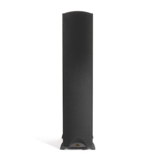 Klipsch Synergy Black Label F-300 Floorstanding Speaker with Proprietary Horn Technology, Dual 8” High-Output Woofers, with Room-Filling Sound in Black