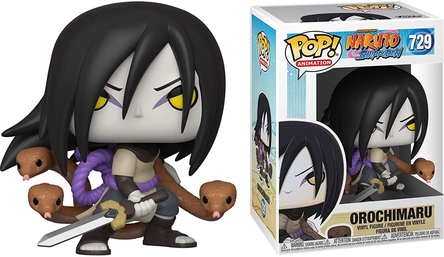 Naruto Shippuden - Orochimaru Funko Pop! Vinyl Figure (Bundled with Compatible Pop Box Protector Case)