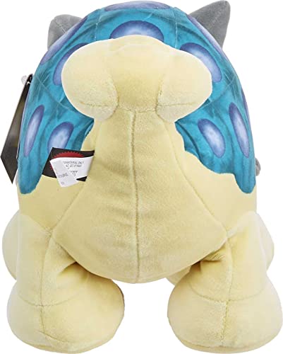 Jurassic World: Camp Cretaceous Plush Baby Dinosaur Bumpy with Sound, 15-Inch Floppy Soft Toy Ankylosaurus with Weighted Feet