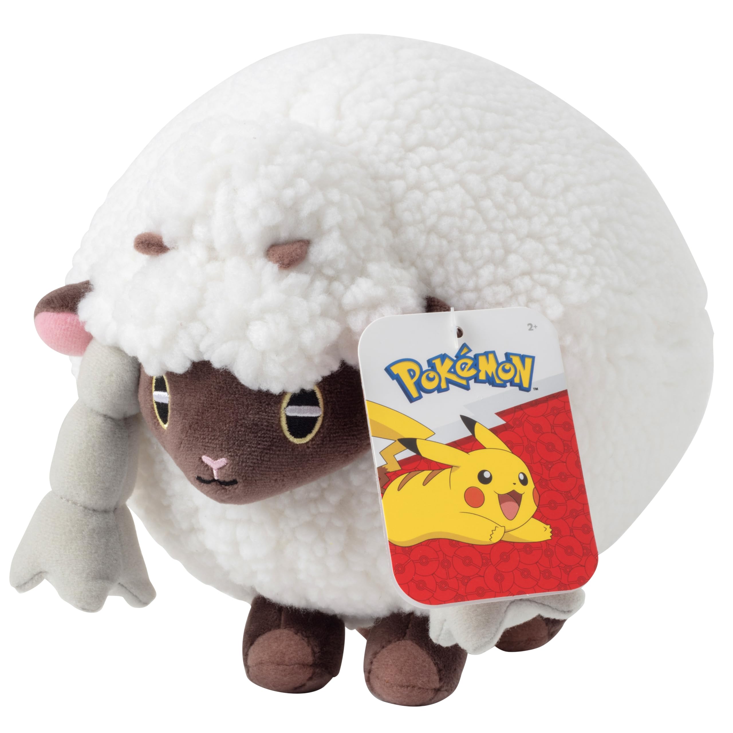 Pokémon 8" Wooloo Plush - Sword and Shield - Officially Licensed - Authentic Soft Stuffed Animal Toy Figure - Valentine's Day & Easter Basket Stuffer Gift for Kids, Boys, Girls - 2+