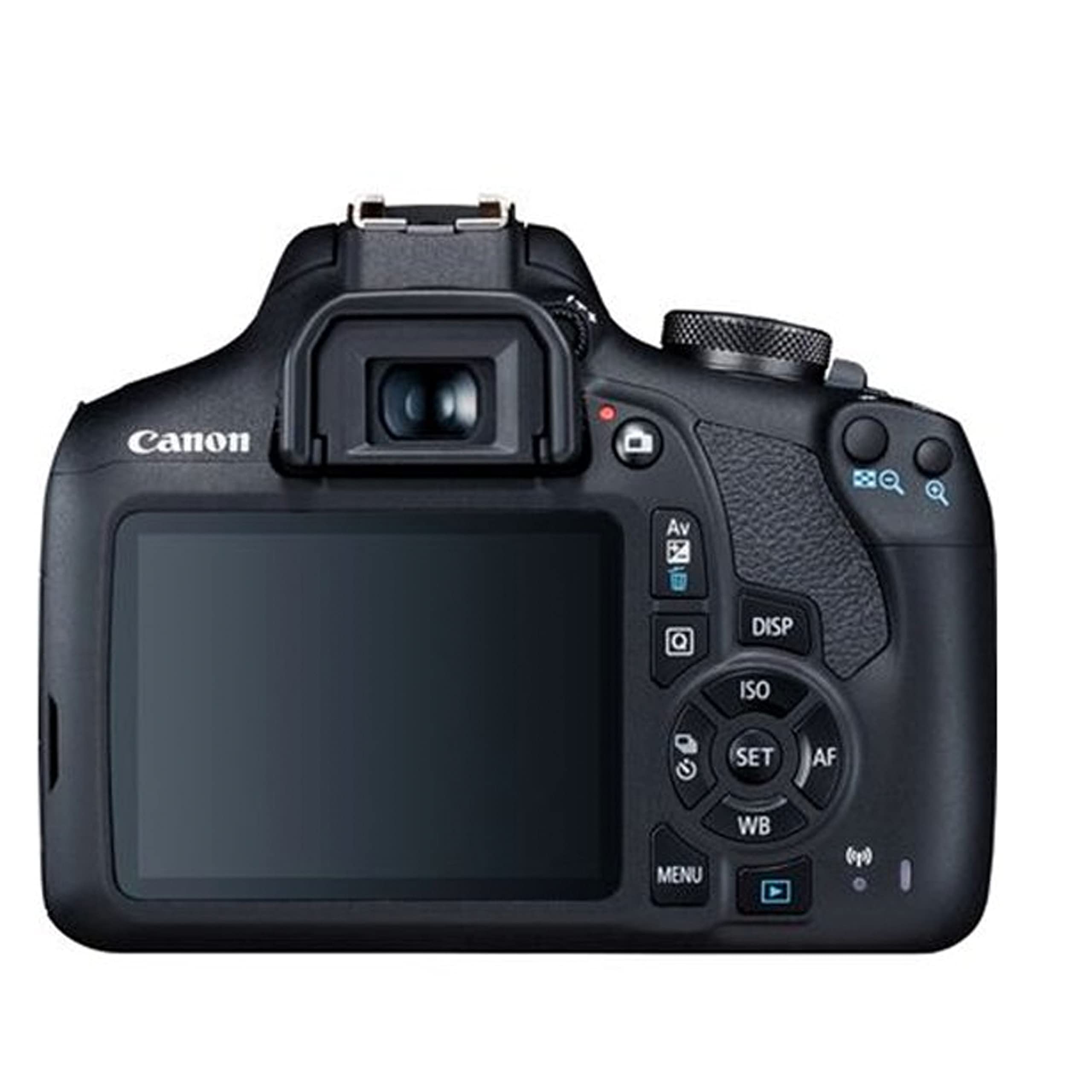 Canon EOS 2000D (Rebel T7) DSLR Camera w/EF-S 18-55mm F/3.5-5.6 Zoom is II Lens + 64GB Memory + Back Pack Case + Tripod, Lenses, Filters, & More (28pc Bundle) (Renewed)