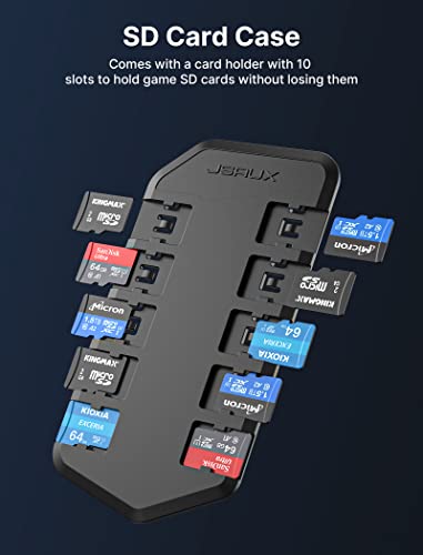 JSAUX Carrying Case Compatible with Steam Deck, Protective Hard Shell Carry Case Built-in Charger & Docking Station Storage(Upgrade), Portable Travel Case for Steam Deck Console & Accessories - BG0106