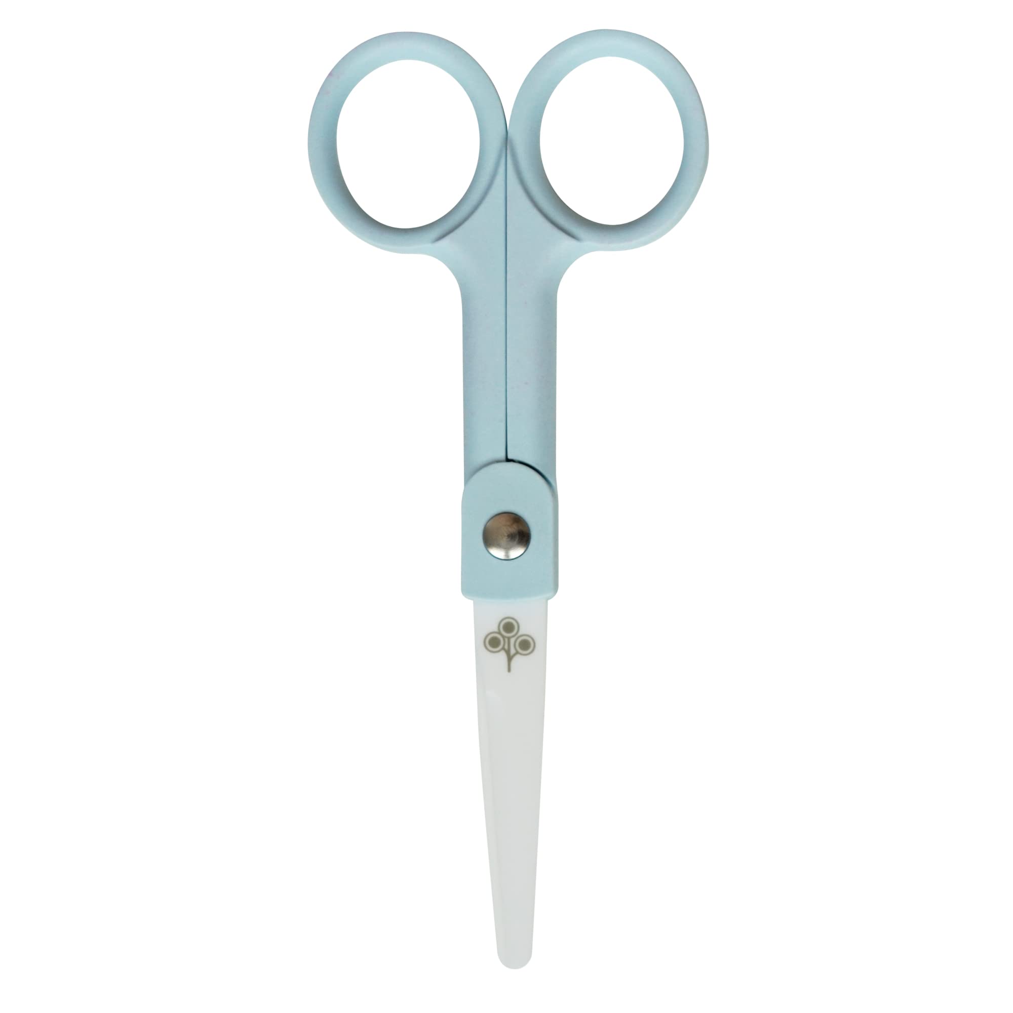 Ceramic food scissors ZoLi SNIP mist blue | kitchen scissors, stain-resistant, durable, shears for food, bite-sized toddler food