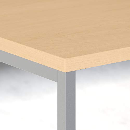 Bush Business Furniture Method L Shaped Desk with 30W Return, 60W, Natural Maple