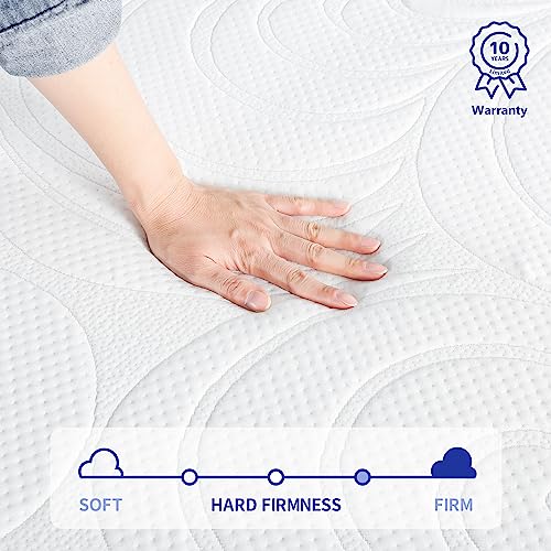Olee Sleep 10 inch Aquarius Memory Foam Mattress - Queen,Grey