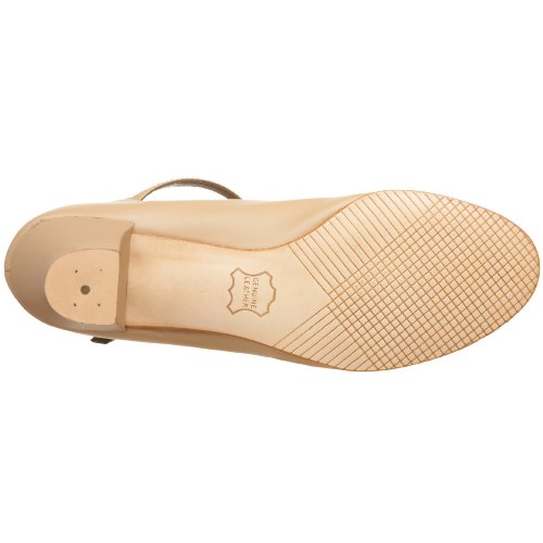 Capezio Women's Jr. Footlight Character Shoe,Caramel,7.5 W US