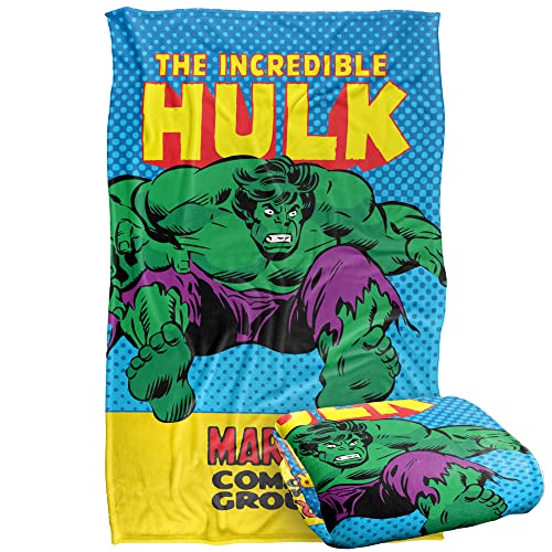 Hulk Blanket, 36"x58" Corner Box Silky Touch Super Soft Throw Blanket