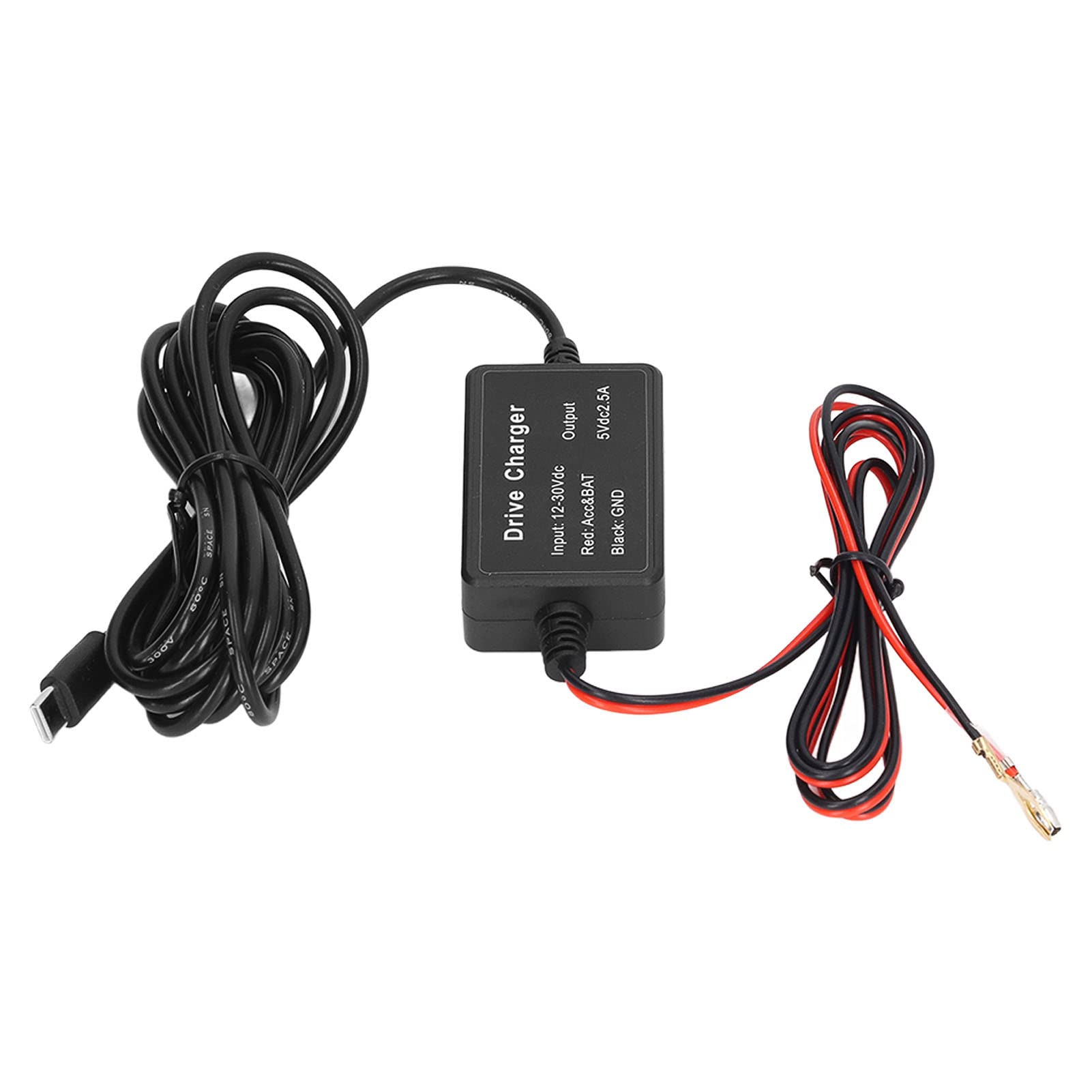 Car Dash Cam Hardwiring Accessory, Durable Wide Applicability Dash Cam Hardwire Kit For Mirror Cam (TYPE C)