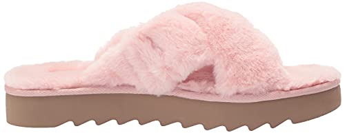 Koolaburra by UGG Women's Fuzz-IT Sandal, Pale Blush, 10