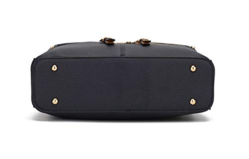 MKF Crossbody Bag for Women β PU Leather Pocketbook Handbag β Designer Side Messenger Purse, Shoulder Crossover Olive Green-Mustard
