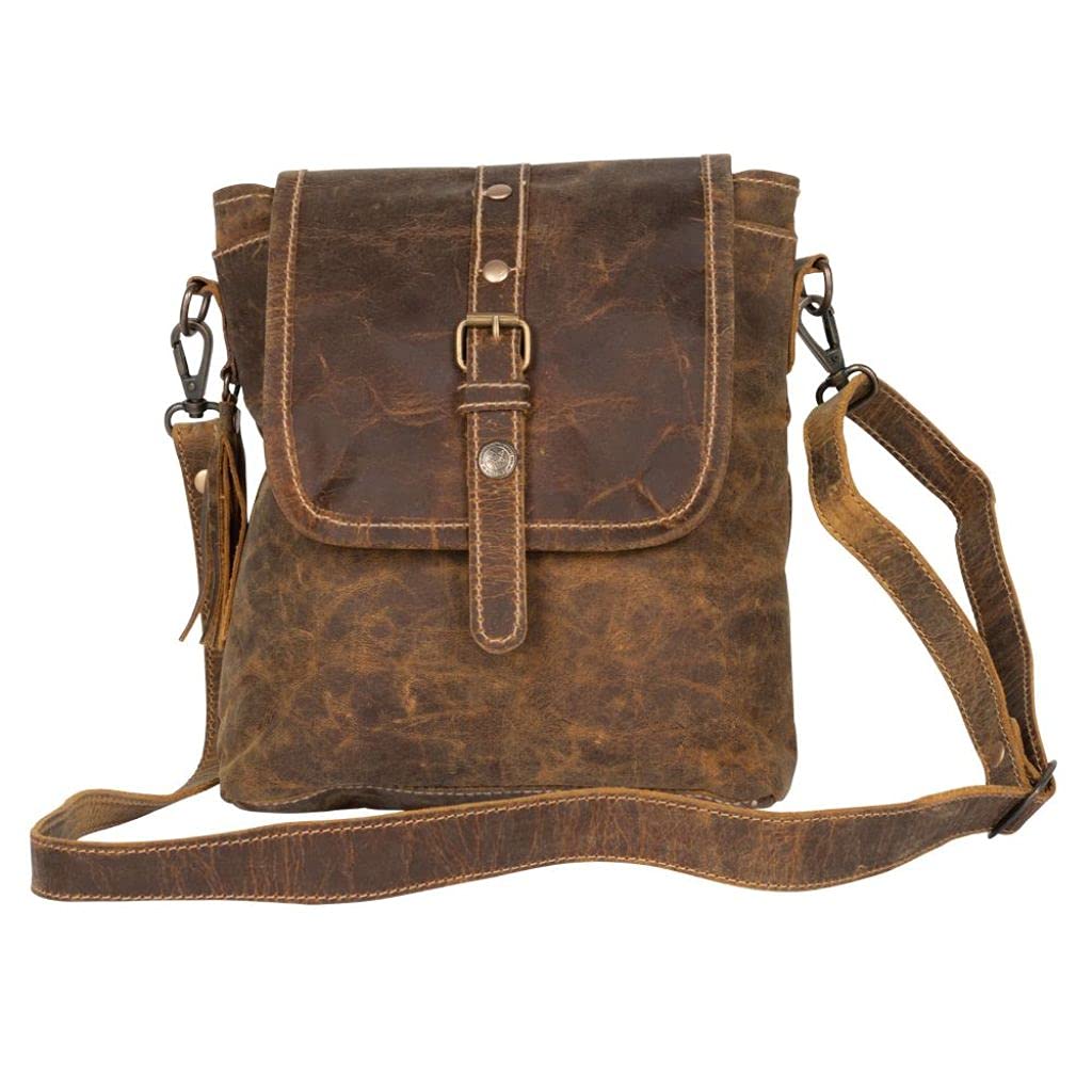 Myra Bag female Brown Beauty Leather Bag Upcycled Leather S-2168