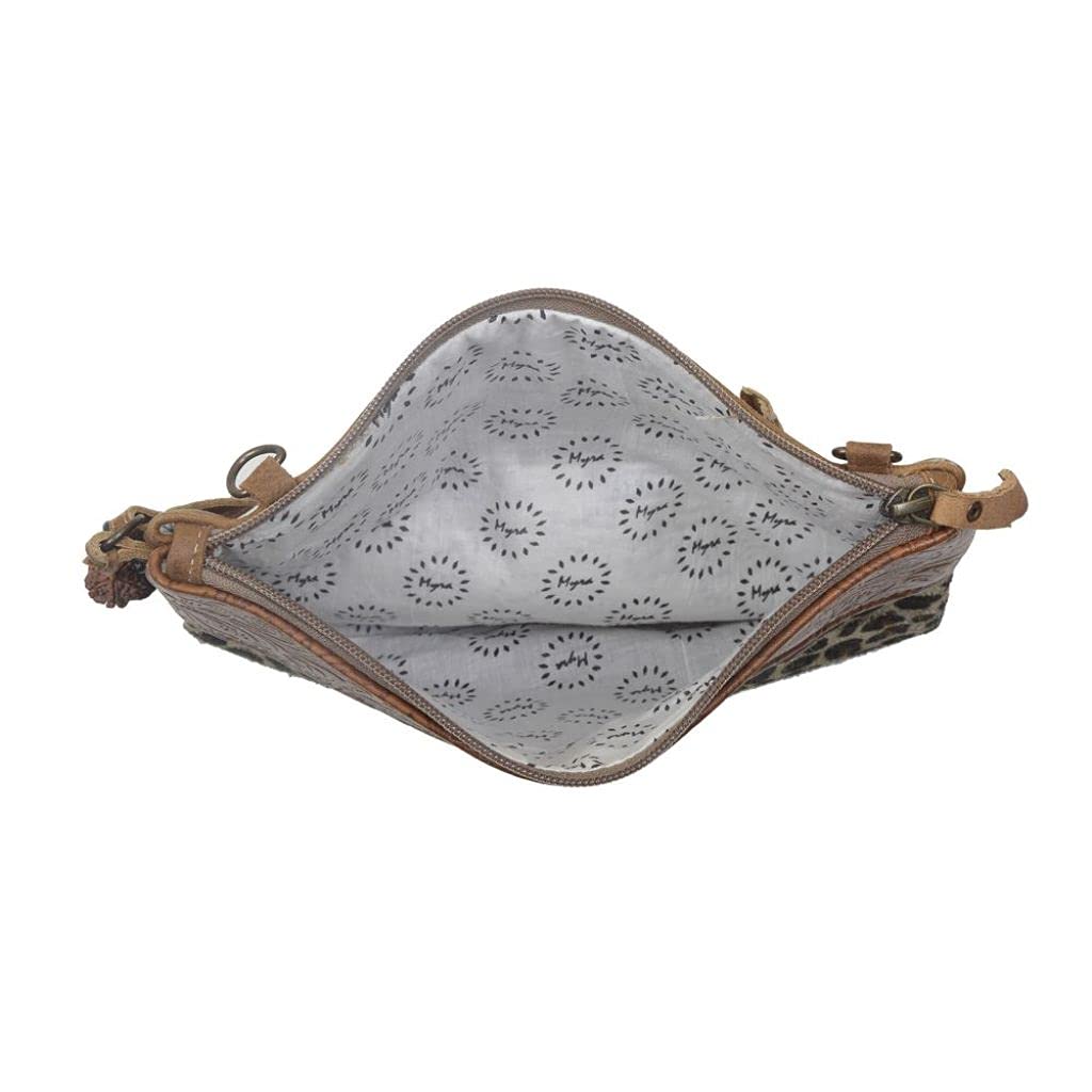 Myra Bag Liminal Cowhide Bag Upcycled Cowhide & Leather S-2837