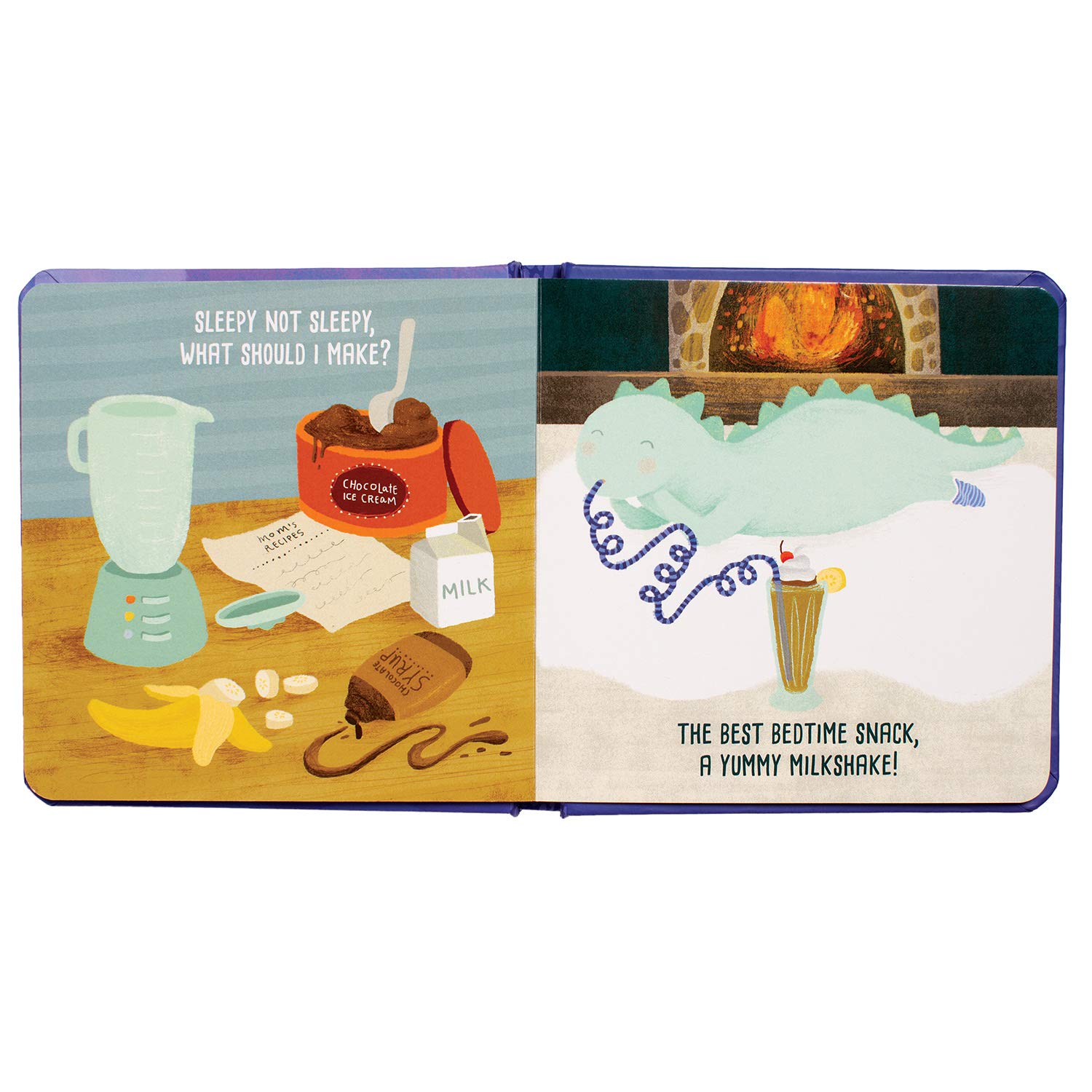 Manhattan Toy Sleepy Not Sleepy - A Tiny Dino's Bedtime Adventure Baby Board Book, Ages 6 Months and up