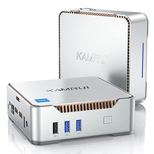 KAMRUI Mini PC,12th Intel Alder Lake- N95 up to 3.4 GHz,16GB RAM+512GB M.2 SSD, Windows 11 Pro Mini Computer,Support 2.5" SATA SSD,WiFi 2.4G/5G,Bluetooth4.2,Triple Display,4K Reliable Office Small PC