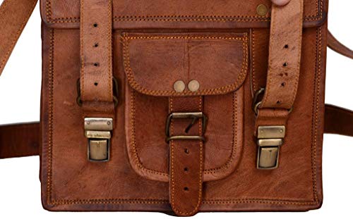 Komal's Passion Leather 11 Inch Sturdy Leather satcel Ipad Messenger Bag for Men and Women