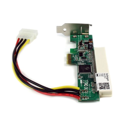 StarTech.com PCI Express to PCI Adapter Card - PCIe to PCI Converter Adapter with Low Profile / Half-Height Bracket , TAA (PEX1PCI1)