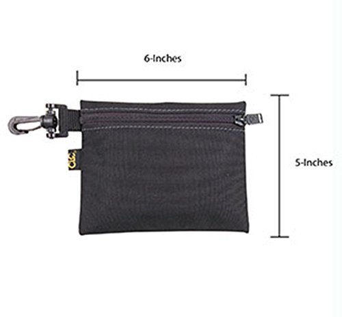 Omura Multi-Purpose Clip-on Zippered Pouches