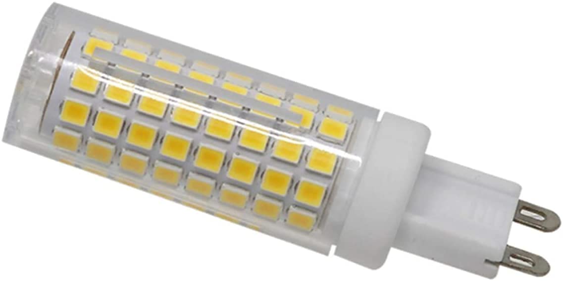 G9 LED Bulb 10W 110V Dimmable LED Corn Light Bulbs 100W Halogen Equivalent, 102 LED 2835, 4000K Natural White, Ceramic G9 Bi-Pin Base for Indoor Home Lighting Chandelier Ceiling Fan, 5 Pack