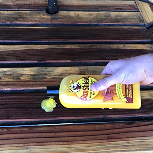 HOWARD SWAX16 Outdoor Furniture Wax, 16 Fl Oz (Pack of 1), Yellow