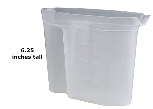 OCSParts 48 oz Water Pitcher, Convenient Compact Design, Great for Bunn Velocity Brew, BX, BT, BTX, GR and Keurig Machines, Accurate Measuring, Handle Design for Easy Pouring