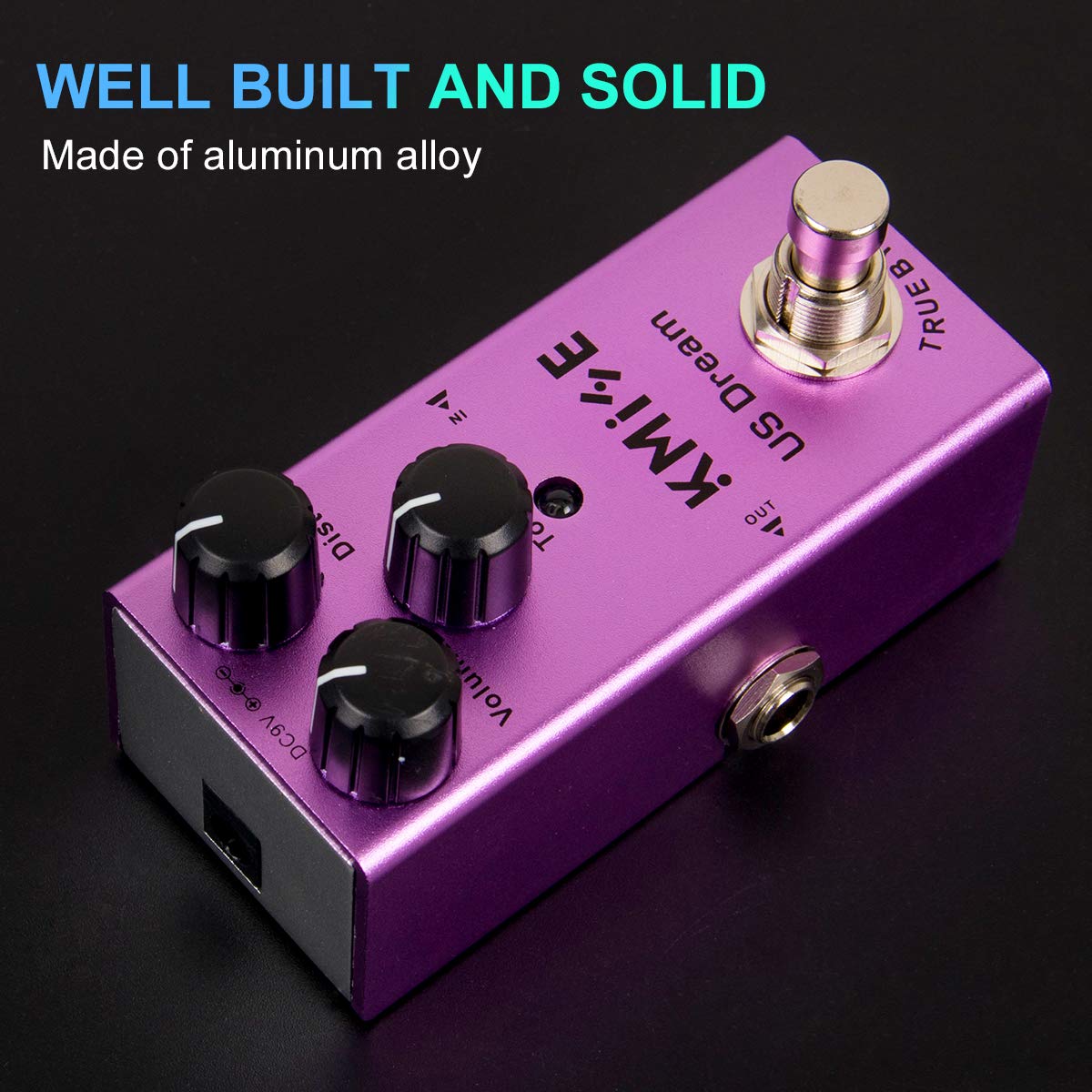 Kmise US Dream Electric Guitar Effects Pedal Mini Single Type DC 9V True Bypass