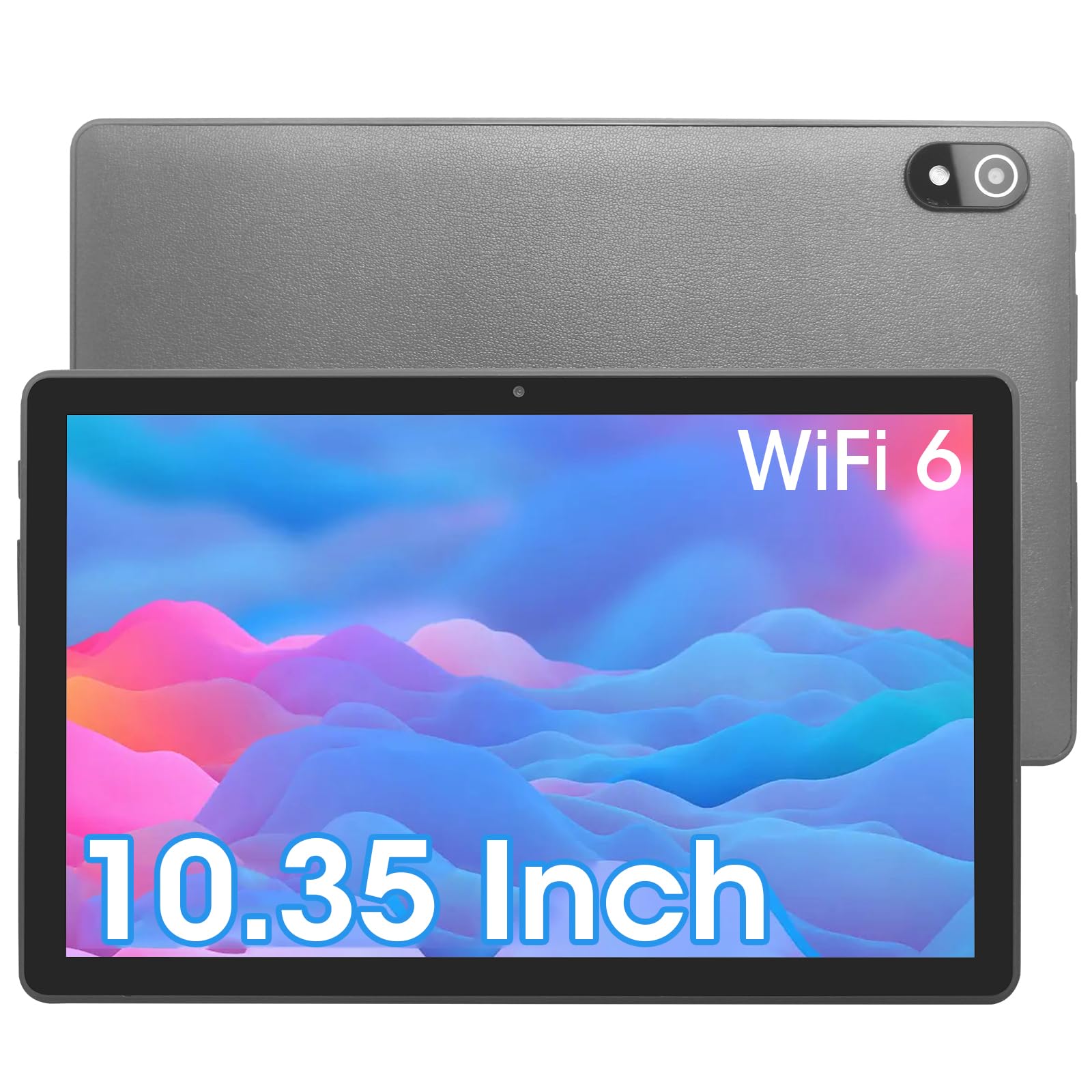 CWOWDEFU Tablet 10.35 inch Android 11 Tablet 10 inch 5G WiFi Tablets PC Quad-Core 32GB Children's Tablet 6000mAh Battery HD Touchscreen Tablets Kids (Gray)