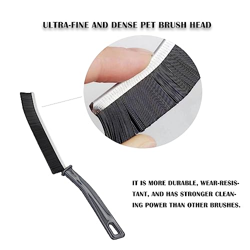 Gap Cleaning Brush,Cleaner Scrub Brush, Grout Cleaner Scrub Brush Stiff Angled Bristle, Joints Corners Cleaning Tool for Cleaning Bathroom, Kitchens Tile Floors (2pc)