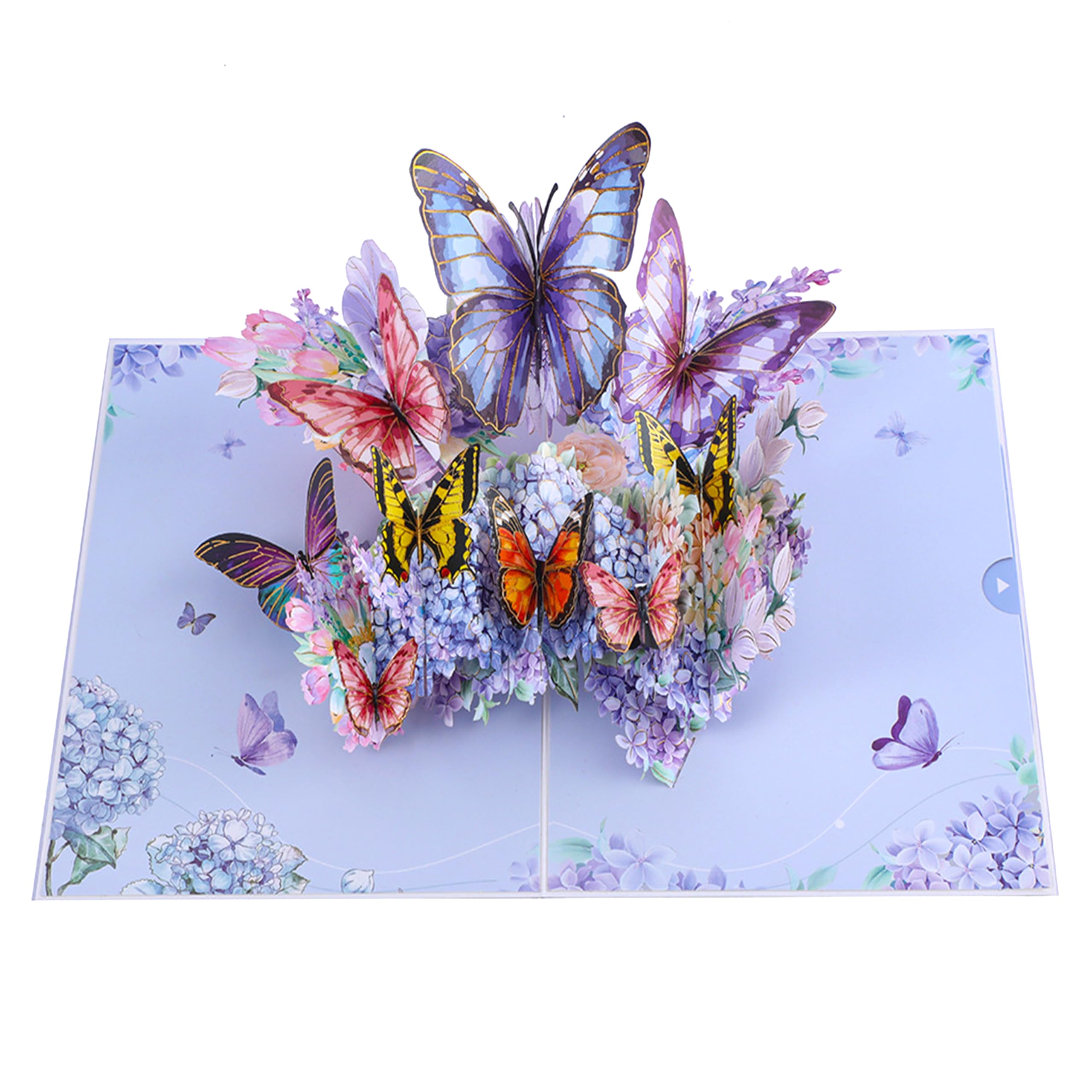 Firevigo Butterfly Pop Up Card, Paper Pop Up Cards, Gifts for Women with Greeting Card and Envelope, Mothers Day Cards, Birthday Gift Cards, Anniversary card, Graduation Pop Up Card,Purple