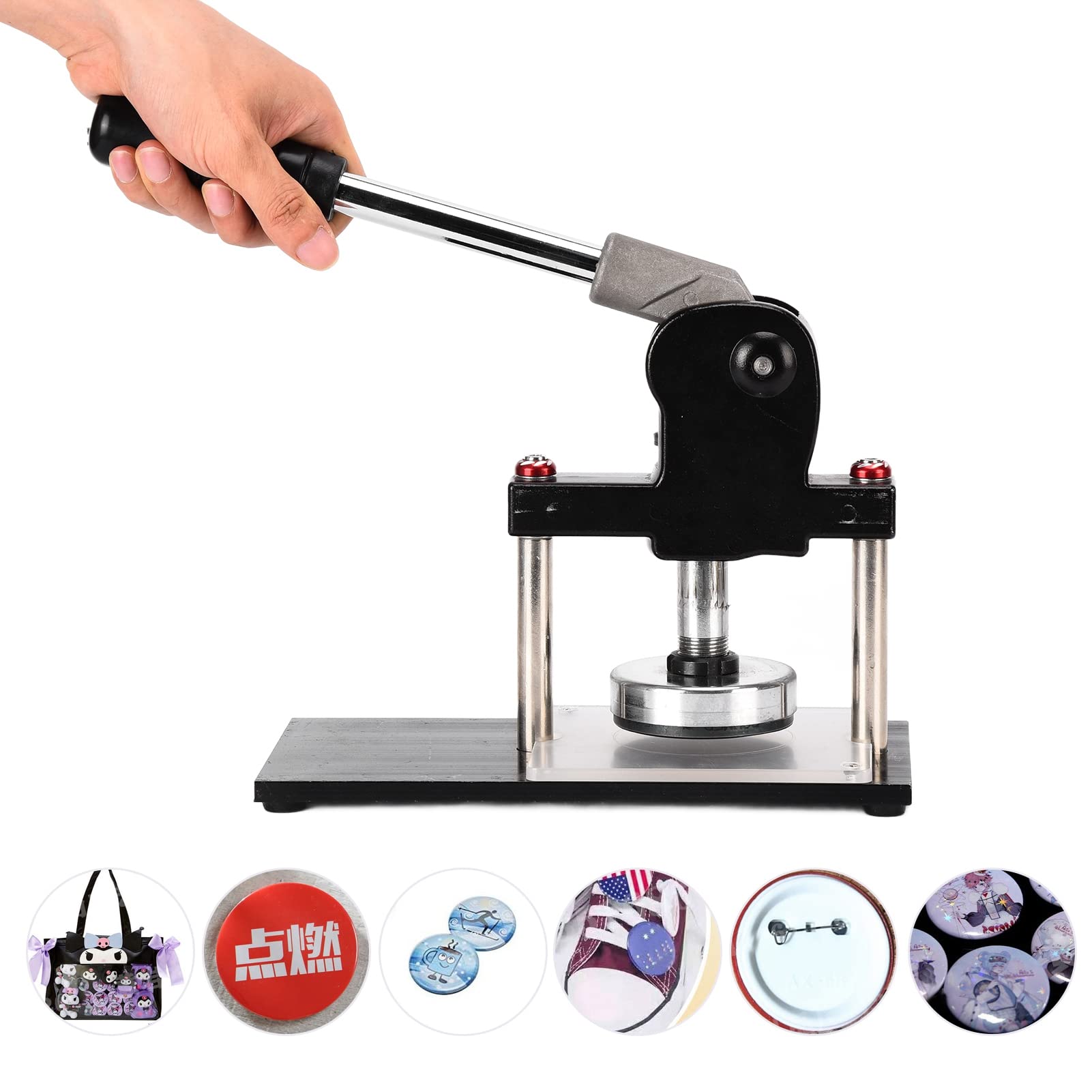Button Maker Machine Multiple Sizes, Multiple Sheets Heavy Duty Molds Button Maker Multiple Sizes for DIY Custom Buttons for Advertising