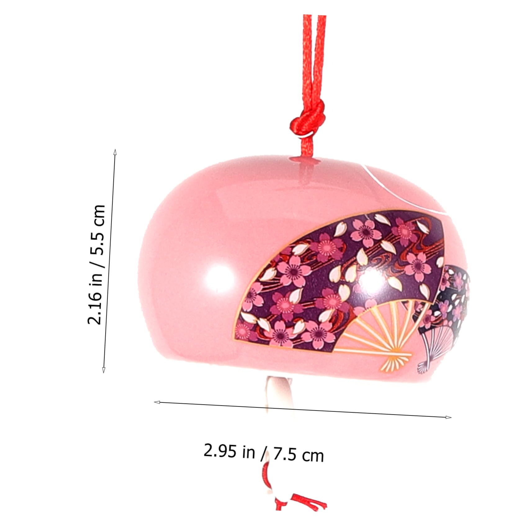 DOITOOL 5pcs Japanese Ceramic Wind Chimes Ceramic Wind Bell Handcrafted Wind Bells Windchimes Bell Window Wind Chimes Wind Chime Bell Retro Decor Ceramics Simple F01 Mount Fuji