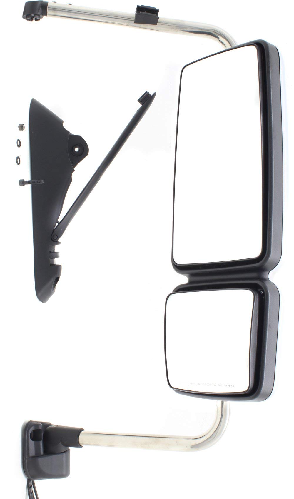 Kool Vue Driver & Passenger Side Power Heated Mirrors for International Durastar 2013 With Signal Light Chrome