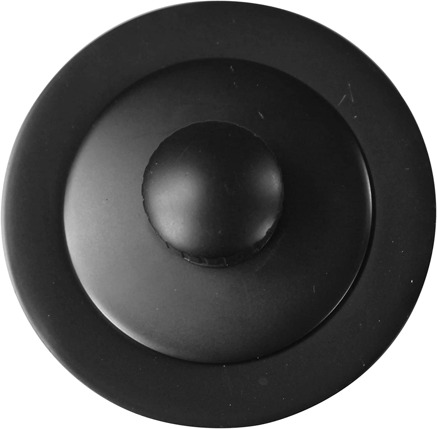 Westbrass A49721-62 1-1/2" Bath Waste & Overflow Assembly with Pull Drain Stopper and One-Hole Faceplate Top Elbow-SCH. 40 PVC, 1-Pack, Matte Black