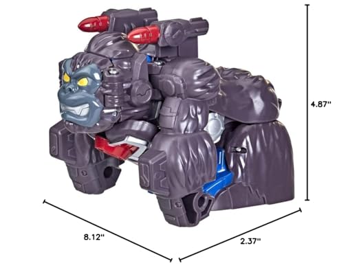 Transformers Classic Heroes Team Optimus Primal Converting Toy, 4.5-Inch Action Figure, for Kids Ages 3 and Up