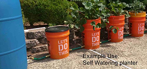 RAINPAL Rain Barrel Linking Kit (Upgraded Thicker Bulkhead Fittings and One 8 inch 3/4" I.D. hose) (RBL020)