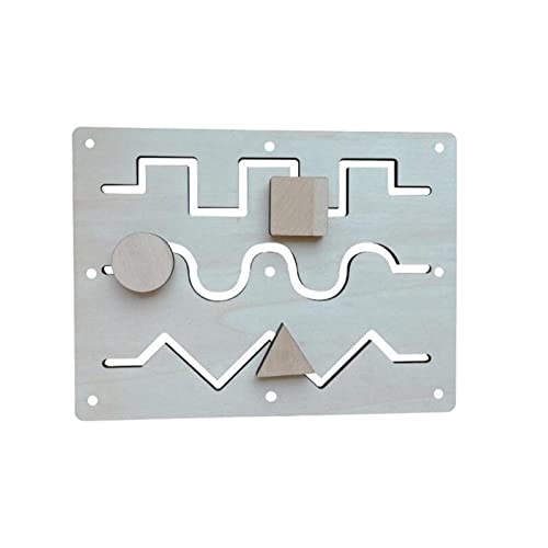 Colcolo Montessori Busy Board, DIY Accessories Education Skill Toys 2-3 Years Toddlers , Style B