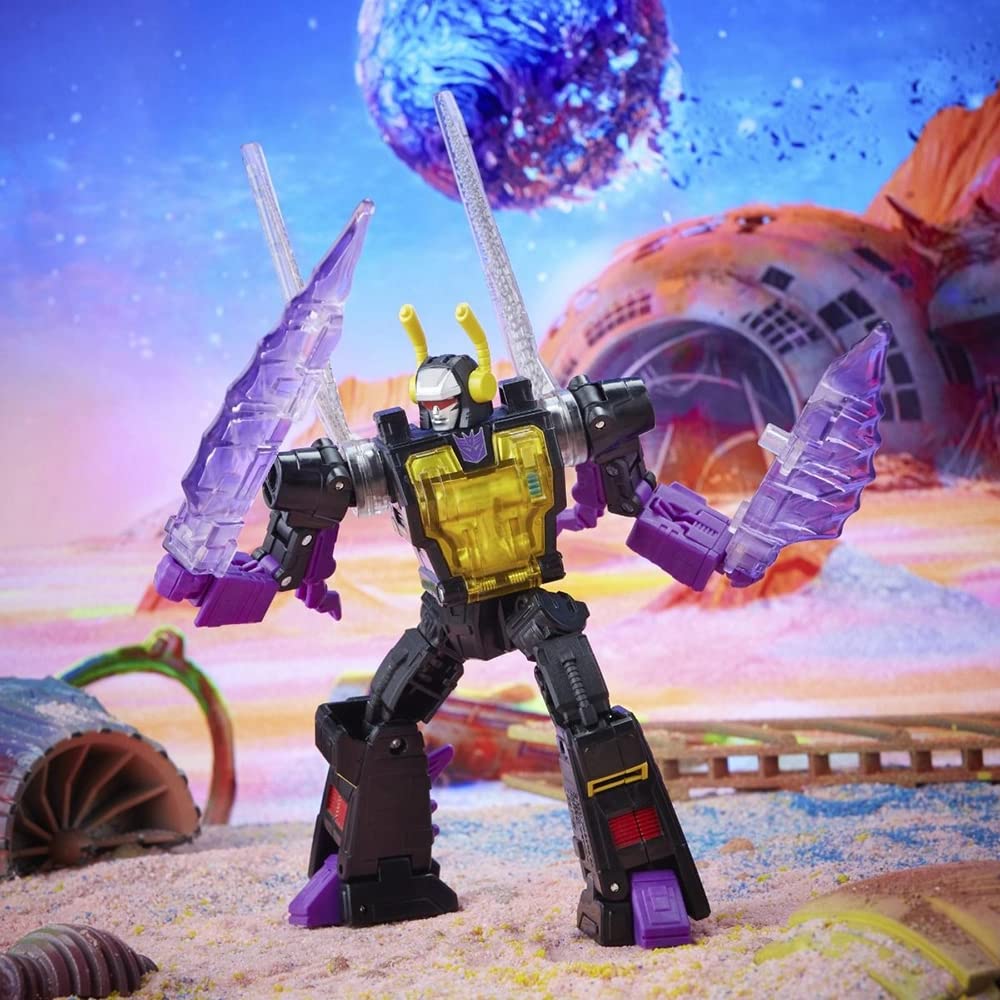 Transformers Toys Generations Legacy Deluxe Kickback Action Figure - Kids Ages 8 and Up, 5.5-inch
